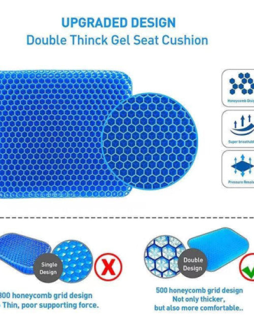 XL Gel Seat Cushion | Office, Car & Kids Comfort by TRENDBUY – TREND BUY