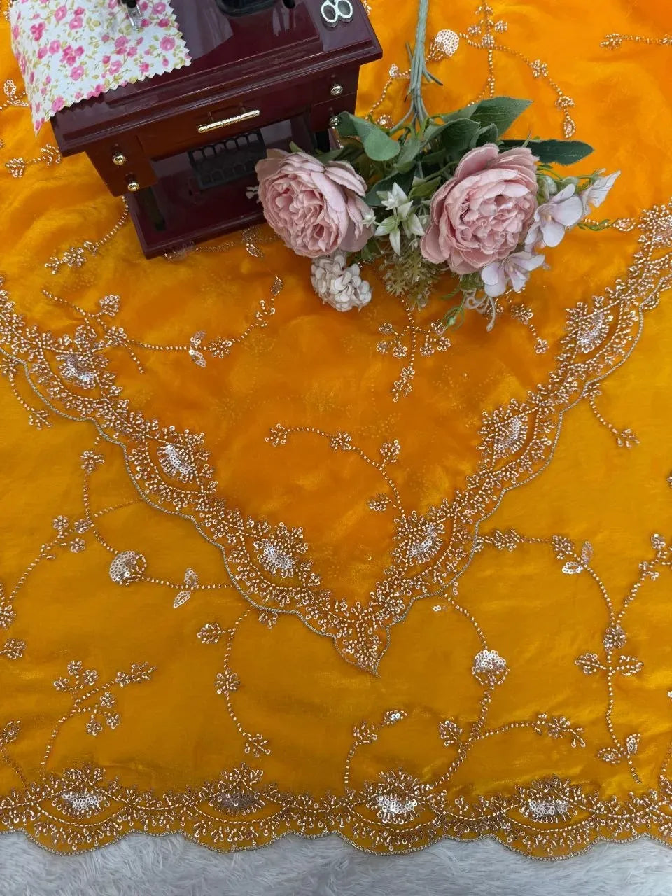 Luxe Designer Silk Saree - Elegant Wedding Wear for Women – TREND BUY