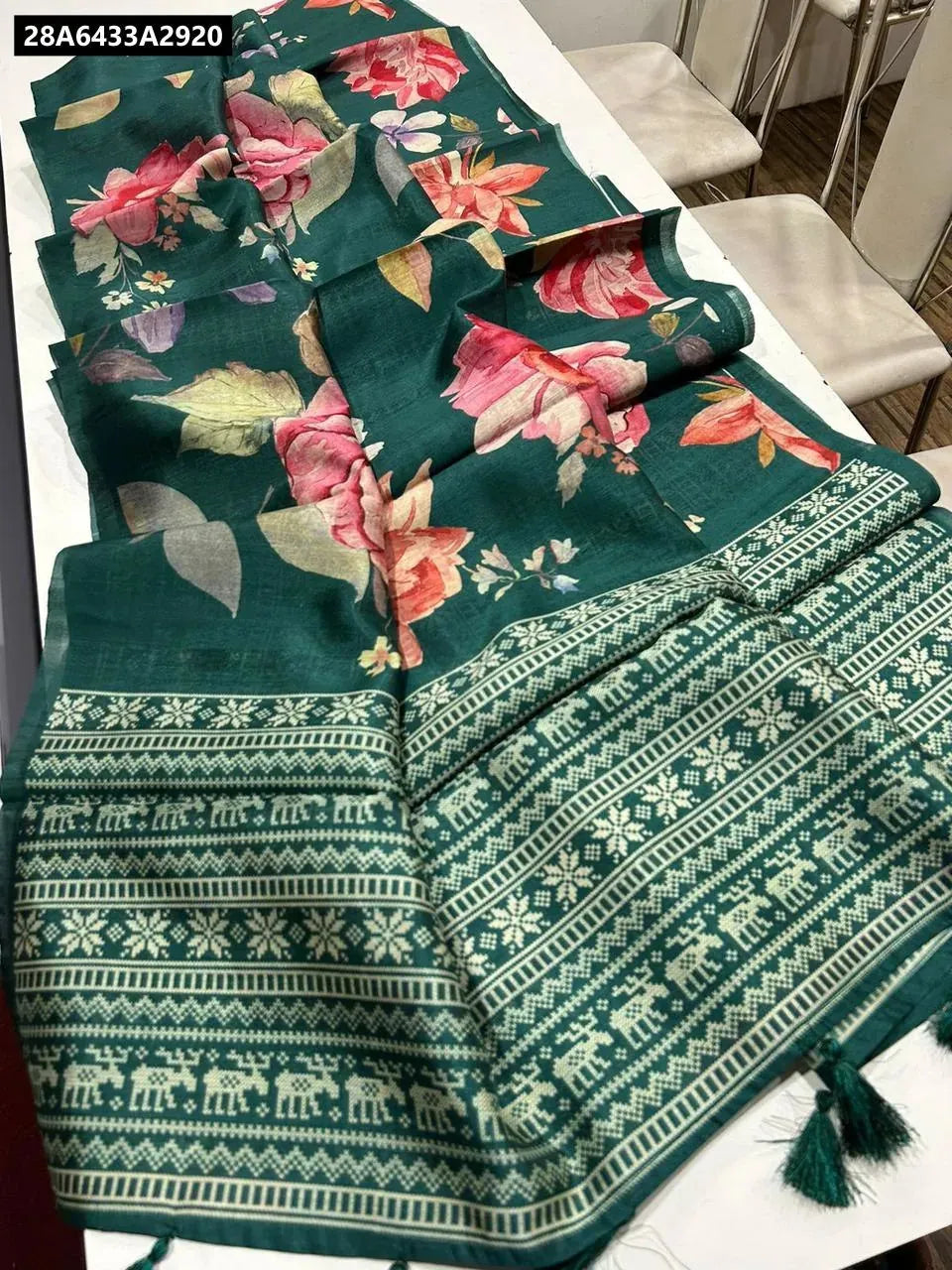 Premium Tussar Silk Saree for Women | TRENDBUY – TREND BUY