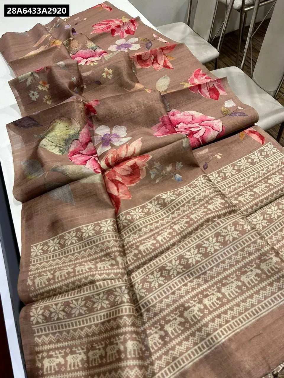 Premium Tussar Silk Saree for Women | TRENDBUY – TREND BUY