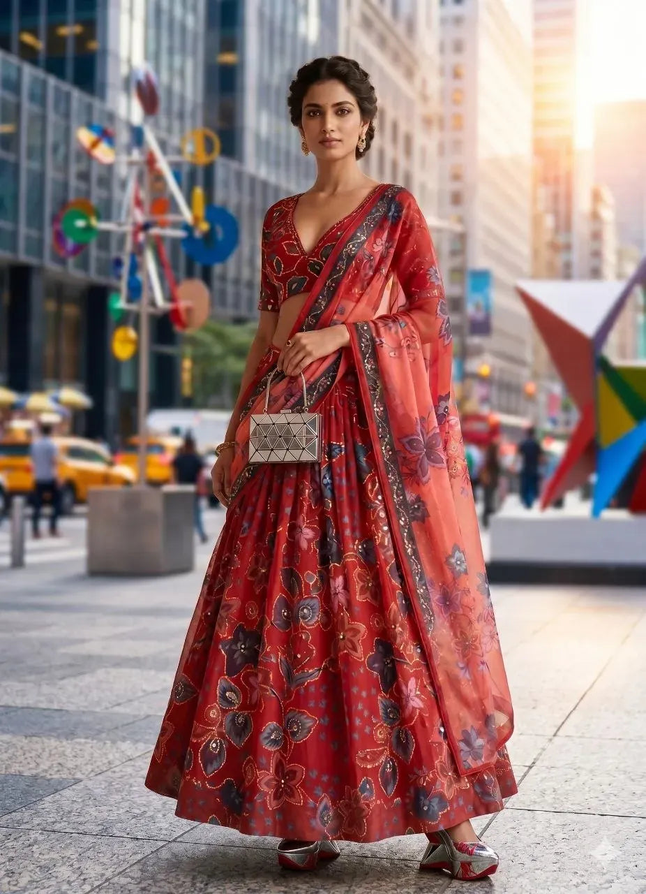 Stunning Taby Silk Lehenga for Women - Wedding & Festive... – TREND BUY